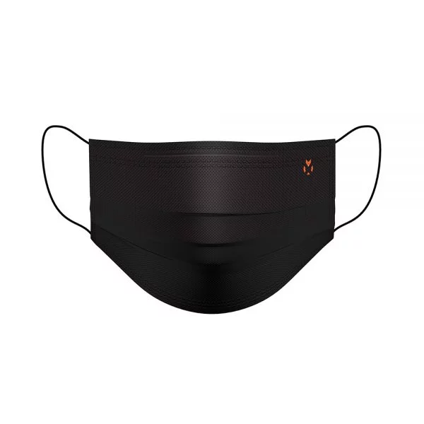 Solid Black Face Mask BASIC Face Masks UK